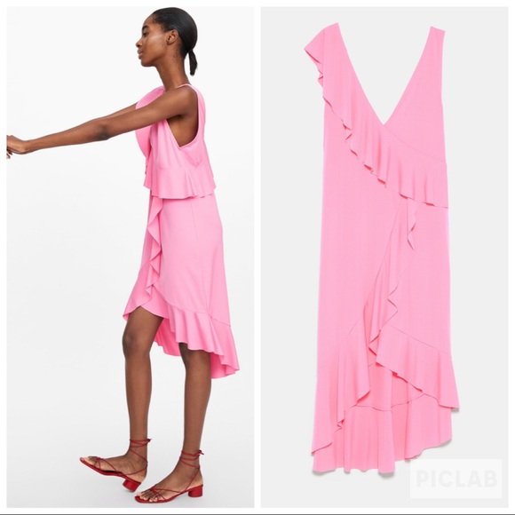 Zara | Dresses | Nwt Zara Ruffled Dress | Poshmark